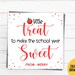 First Day of School Treat Tag, Back to School Tags, Welcome Back to ...