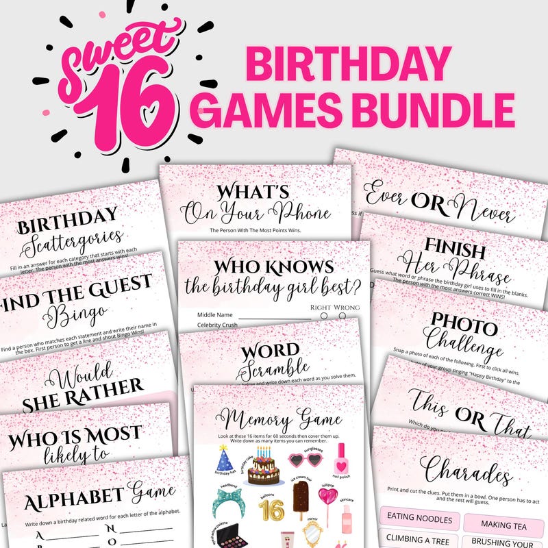 Sweet 16 Coquette Pink - Etsy