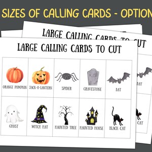 Halloween Bingo Game, Halloween Games for Kids, 20 Printable Halloween ...