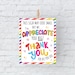 Appreciation Day Sign, Thank You Sign Printable, Employees Appreciation ...