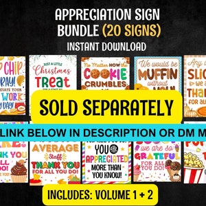 Crumble Cookie Appreciation Sign, Teacher Appreciation, Team Staff ...