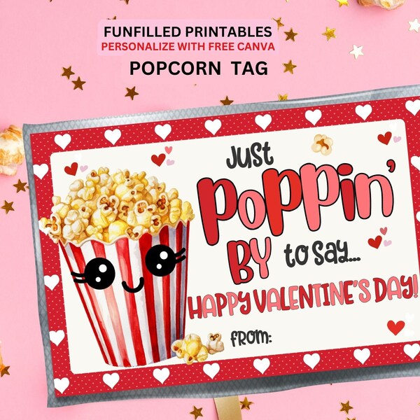 Printable Popcorn - Etsy