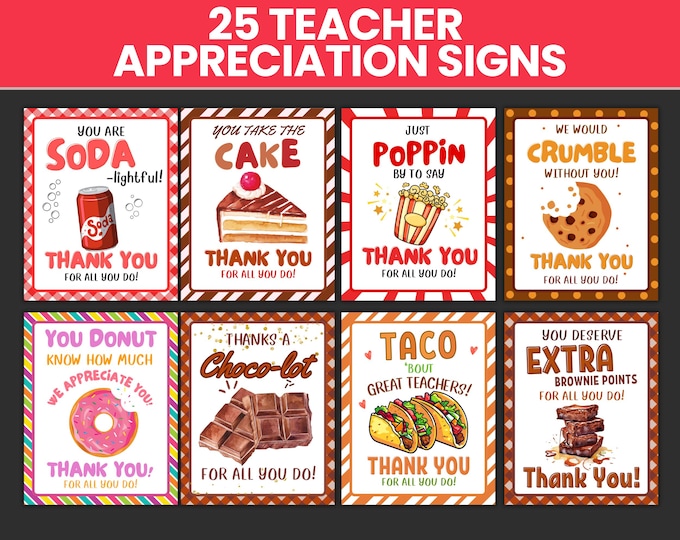 Wicked Teacher Staff Appreciation Week Theme Snack Cart Sign Poster ...