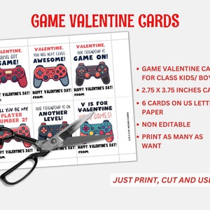Video Game Valentine Cards, Gamer Valentines Cards, Gamer Boy ...