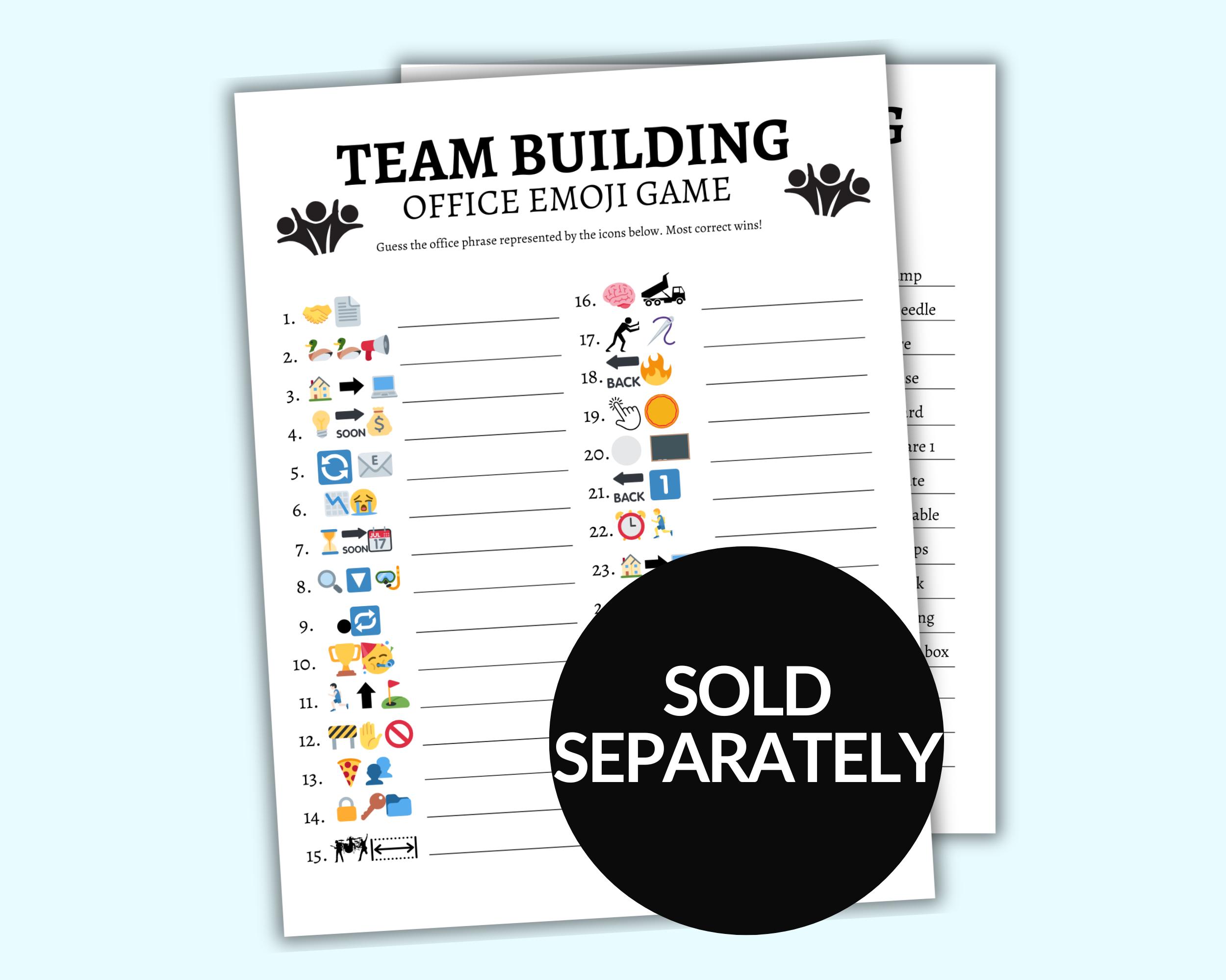 Team Building Games, How Well Do You Know Your Team Party Game, Fun ...