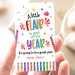 Back to School Teacher Gift Tag, Flair Pen Gift Tag, First Day of ...
