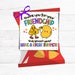 End of School Year Gift Tag, Classmate Friend Chip Bag Tag, Last Day of ...