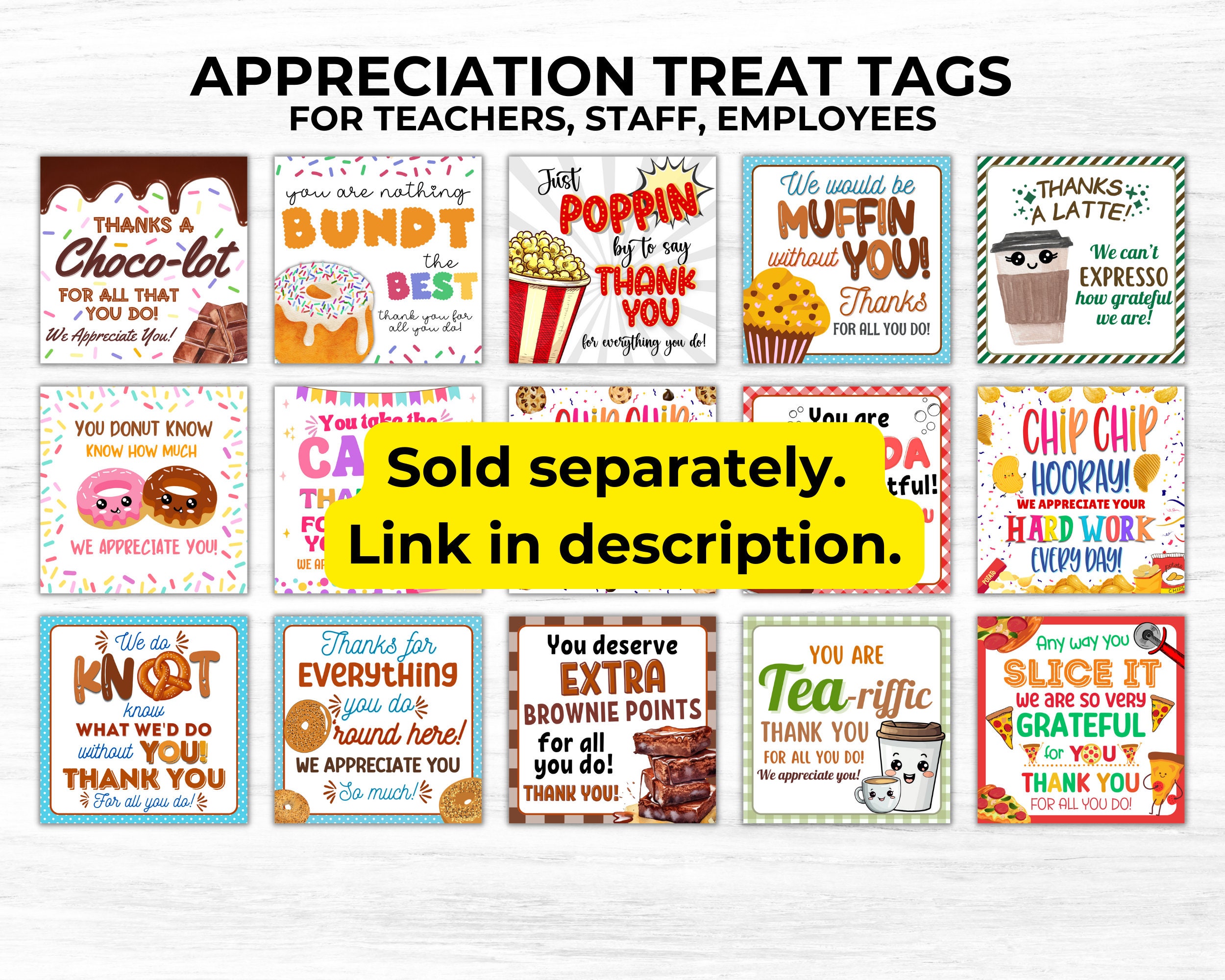 Chocolate Appreciation Tags, Teacher Appreciation Chocolate Gift Tag ...