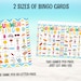 Summer Bingo, 30 Summer Bingo Cards Printable, Fun Summer Games Kids ...