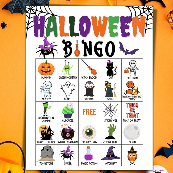 Halloween Bingo - Etsy