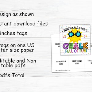 End of School Year Gifts for Students, Chalk Full of Fun Summer Break ...