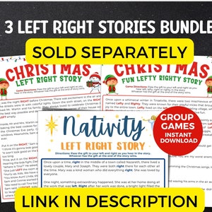 Left Right Christmas Game, Funny Right Left Story, Pass the Present ...