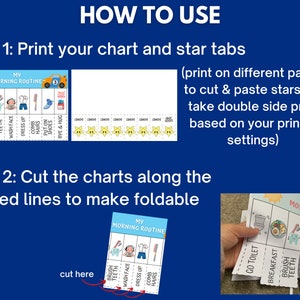 Daily Routine Flip Chart, Kids Toddles Morning Routine Chart, Visual ...