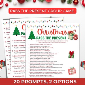Christmas Pass the Present Game, Pass the Gift Christmas Game ...