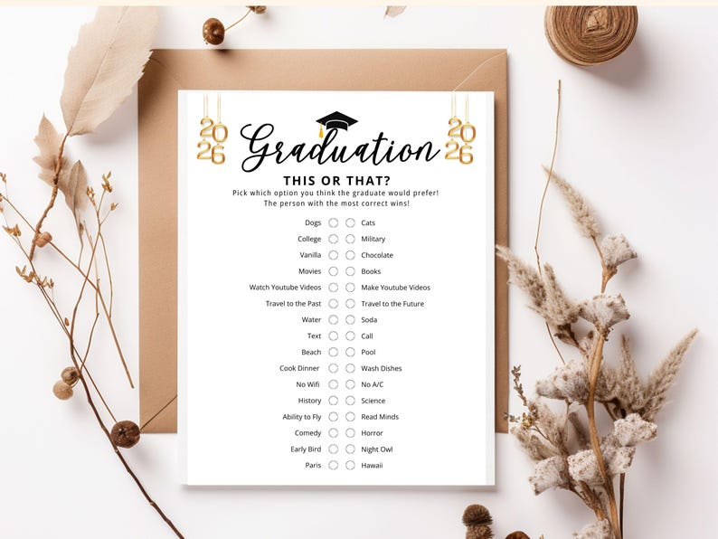 Graduation Games 2026, Graduation Party Games, Class of 2026 Graduation ...