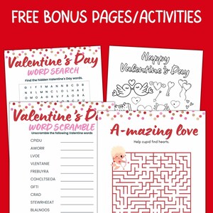 Valentines Day Bingo Game, 100 Printable Valentines Bingo Cards ...
