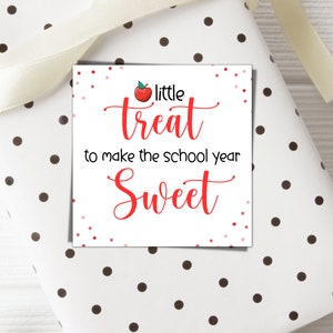 First Day of School Treat Tag, Back to School Tags, Welcome Back to ...