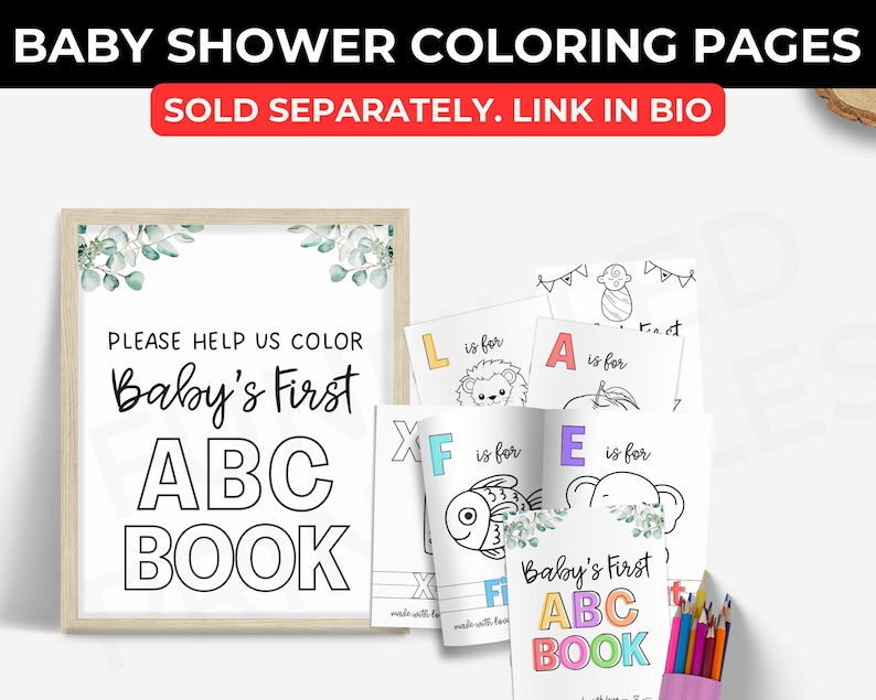 Baby's First Colors Coloring Book, Baby Shower Coloring Book, Baby ...