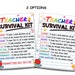 Teacher Survival Kit Gift Tag, Back to School Teacher Gift, Teacher ...