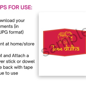 Indian Wedding Photo Props, Desi Wedding Props, DIY Desi Shadi Photo ...