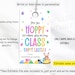 Easter Classmates Gift Tags Printable, Hoppy You're in My Class Easter ...