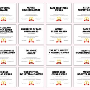 Funny Employee Awards Printable, Staff Employee Appreciation Award ...