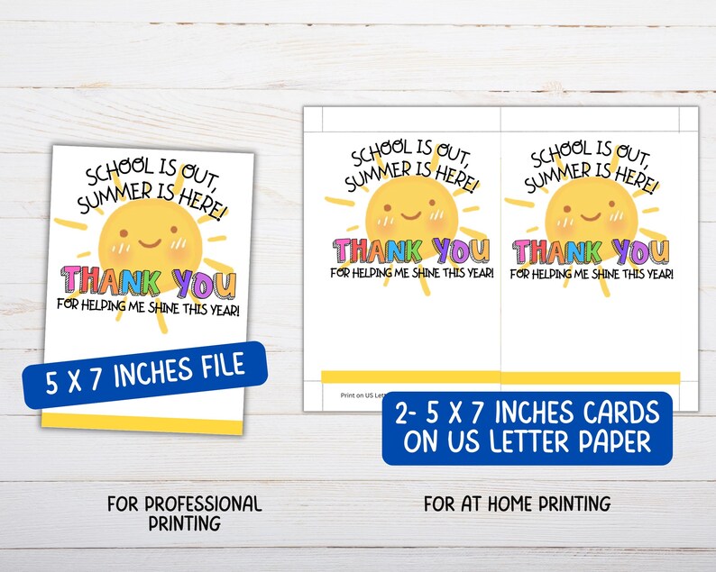 End of School Year Teacher GIFT CARD Holder, Teacher Appreciation Gift ...