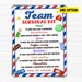 Team Survival Kit Gift Tag Printable, Staff Appreciation Gift, Employee ...