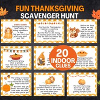 Thanksgiving Scavenger Hunt - Etsy