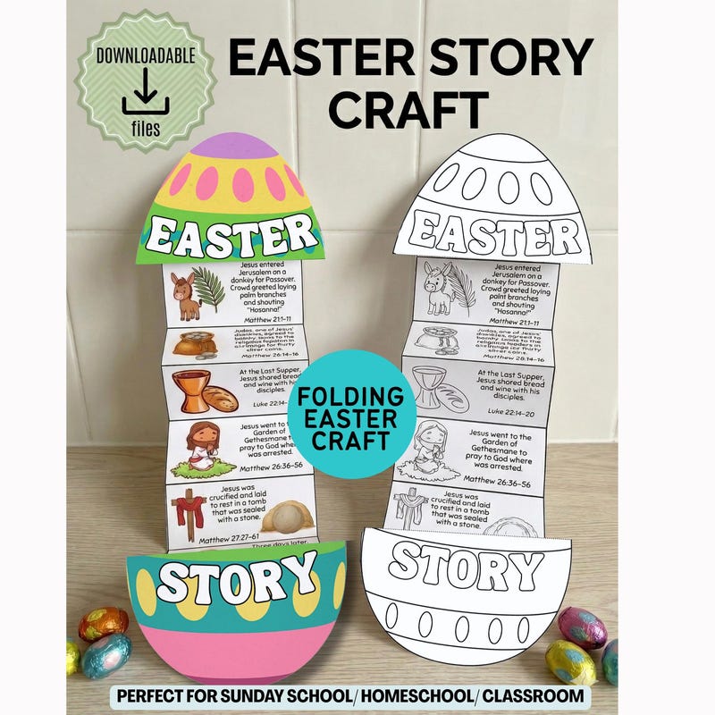 Easter Kids Church Craft - Etsy