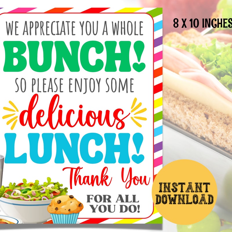 Lunch Signs - Etsy