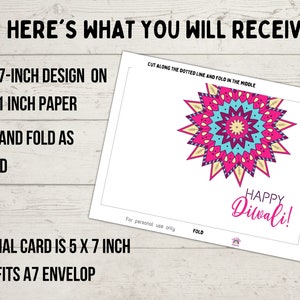 Printable Diwali Card, Diwali Cards Set, Happy Diwali Card Pack, Diwali ...