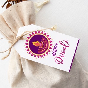 Printable Diwali Gift Tags, Editable Happy Diwali Gift Tags ...