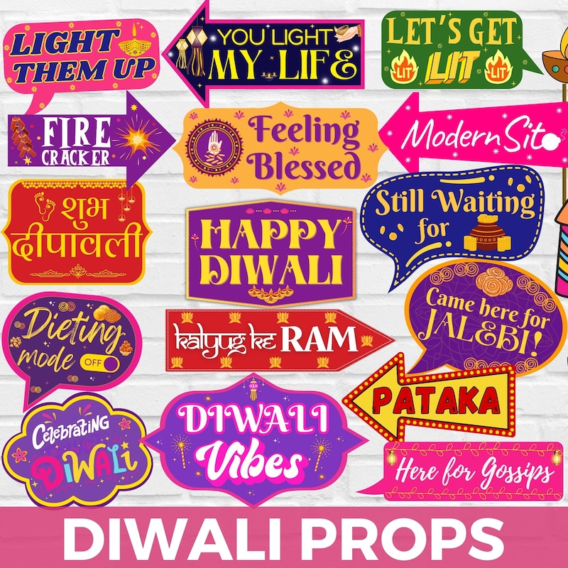 Diwali Photo Props - Etsy