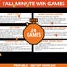 Minute to Win Fall Games, Fun Fall Games, Fall Party Games for Kids ...