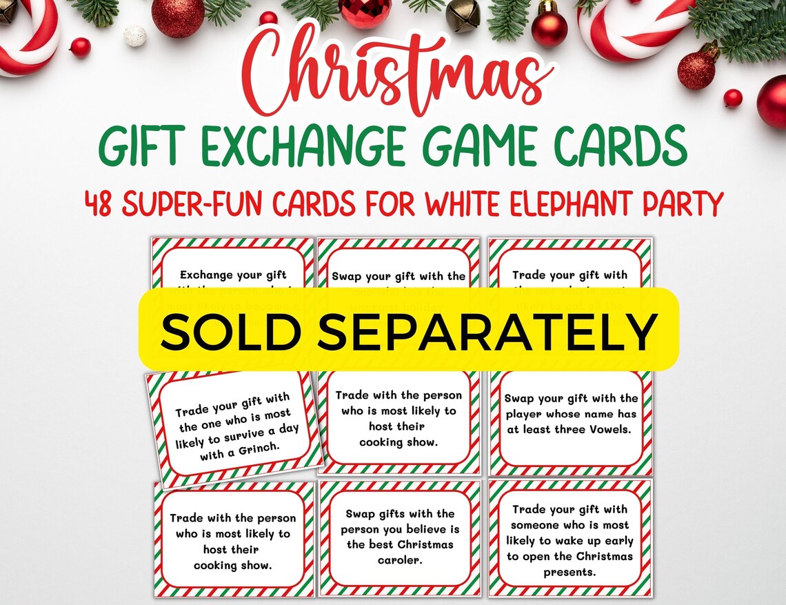 Christmas Taboo Game, Forbidden Words Christmas Game, Taboo Cards ...