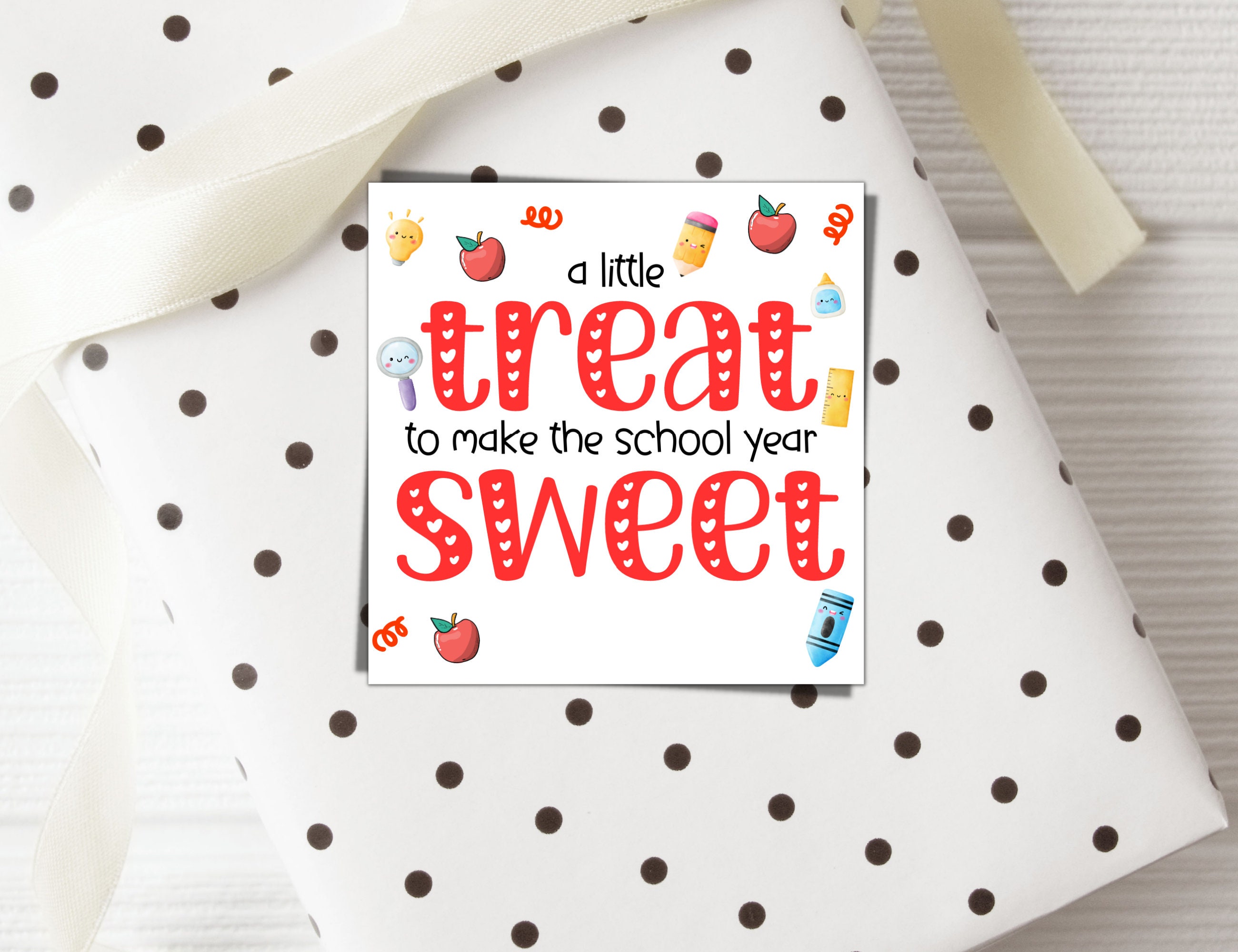 Back to School Tags, First Day Teacher Cookies Tags, Treat Tag, Welcome ...