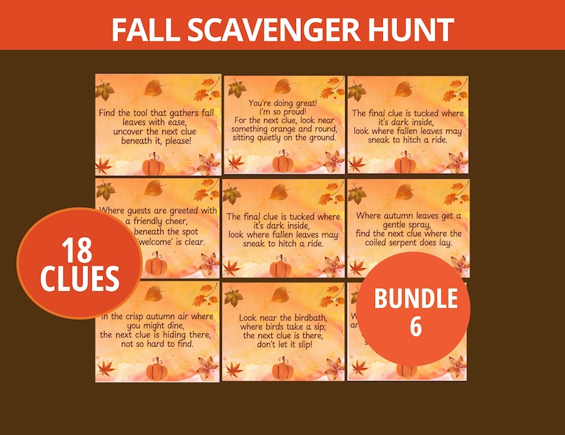 Fall Games Bundle Printable Fall Party Games for Adults Kids ...