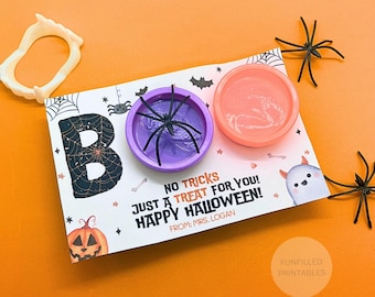 Halloween Play-doh Party Favors for Kids – “WON-DOH-FUL Halloween” Gift ...