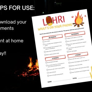 Lohri Games Bundle, Indoor Lohri Party Games for Kid & Adults, Family ...