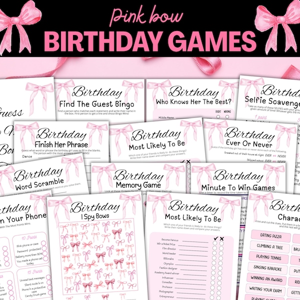 Coquette Printable Banner - Etsy