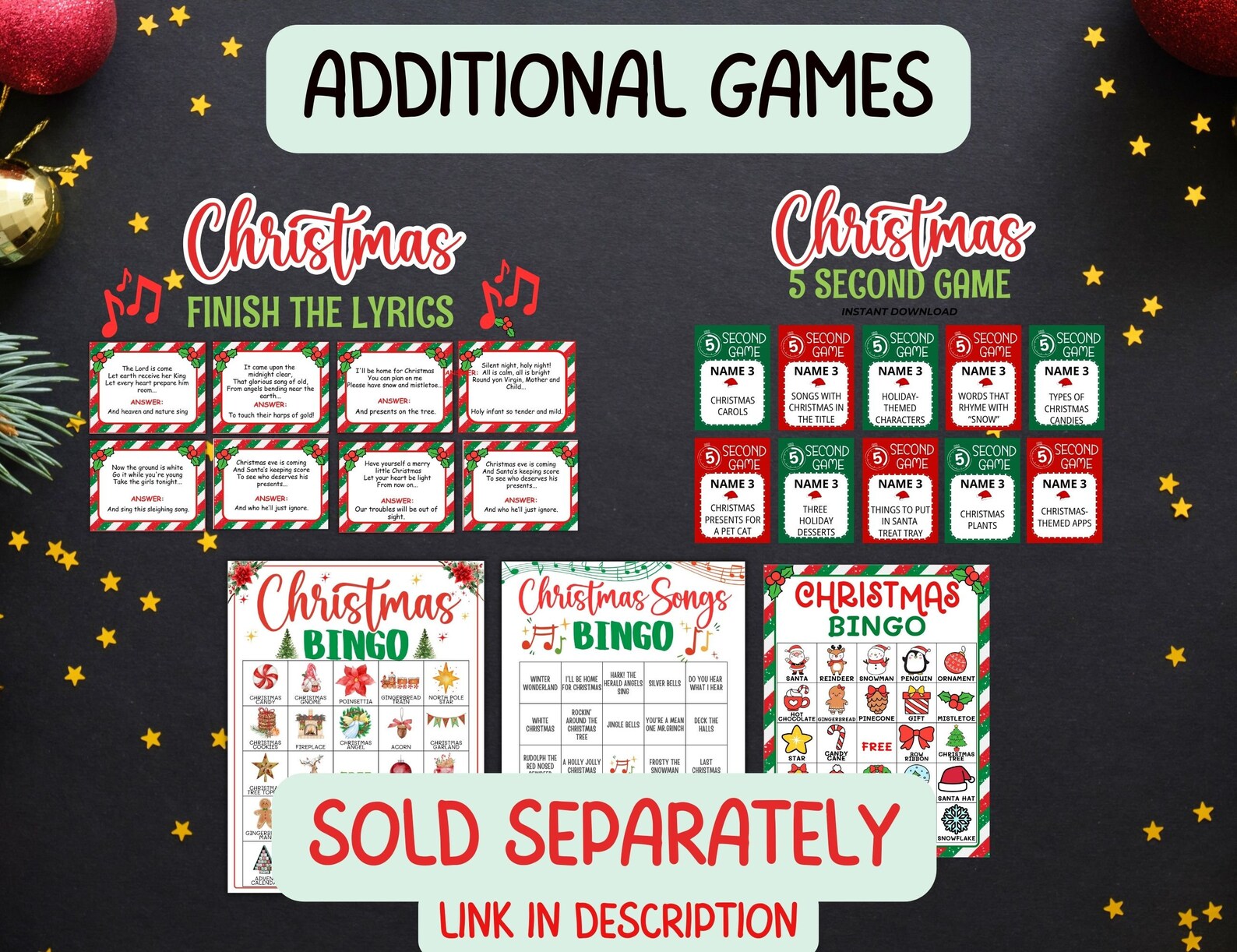 Christmas Friendly Feud Game, Printable Christmas Games, Adult ...