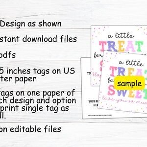 Sweet Treat Mothers Day Gift Tags, Happy Mothers Day Little Sweet Treat ...