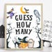 Guess How Many Halloween Guessing Game Printable, Fun Halloween Game ...