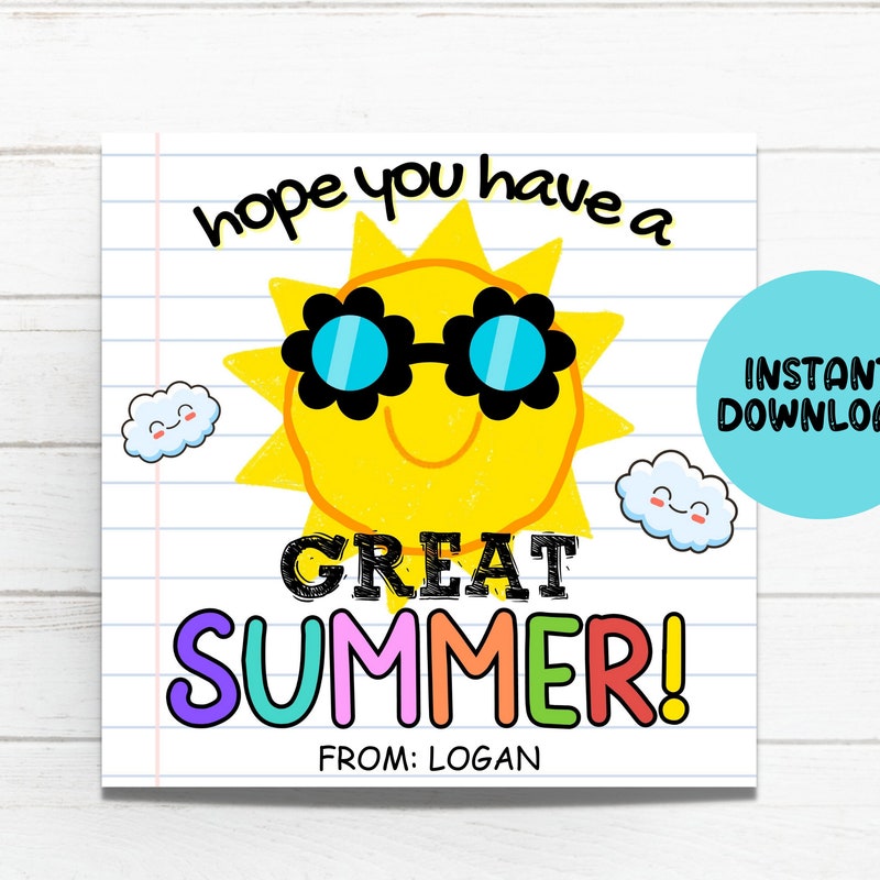 Sun Favor Tags - Etsy