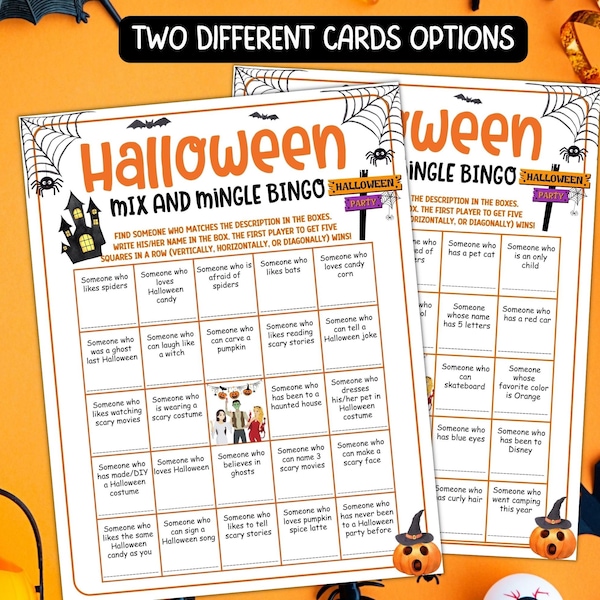 Mix and Mingle Bingo - Etsy