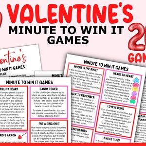Valentine's Minute to Win It Games, Fun Valentines Party Games With ...