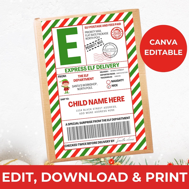 Christmas Box Delivery - Etsy