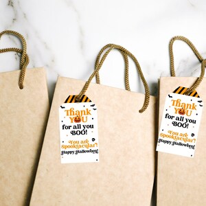 Halloween Thank You Tags, Halloween Appreciation Tags, Teacher Staff ...