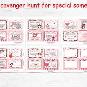 Anniversary Scavenger Hunt, Adult Romantic Couple Scavenger Hunt for ...
